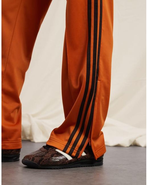 adidas Originals X Asos Firebird Track Pants in Orange | Lyst UK