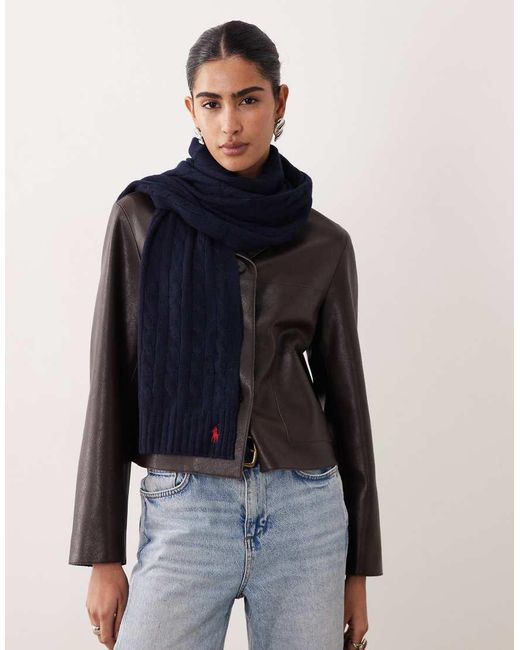 Polo Ralph Lauren Scarf in Blue | Lyst UK