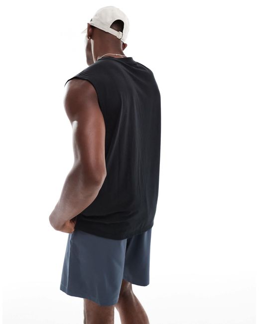 ASOS Icon Quick Dry Performance Jersey Pump Training Vest in Black for ...