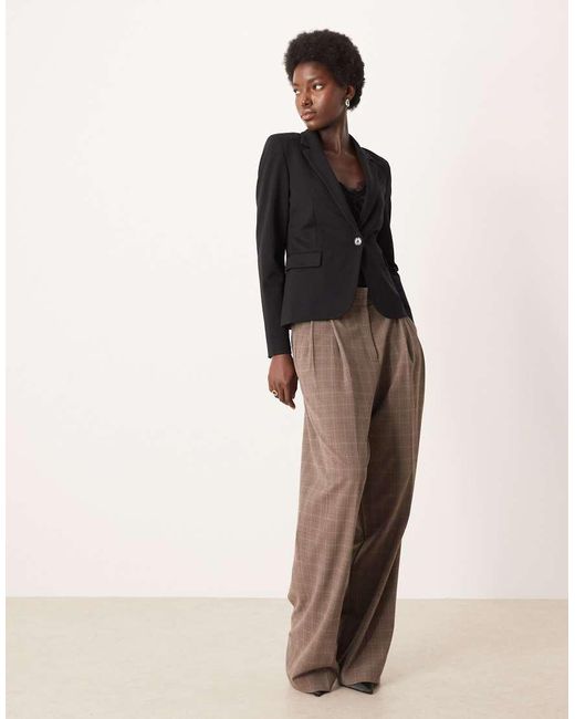 Mango Paloma Tailored Blazer in Black | Lyst UK