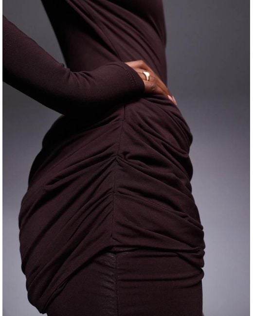 Wanderdoll Ashtin Second Skin Shoulder Pad Slash Neck Long Sleeve ...