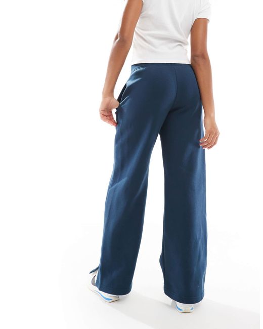 Nike Phoenix Fleece High Rise Wide Leg Sweatpants in Blue | Lyst
