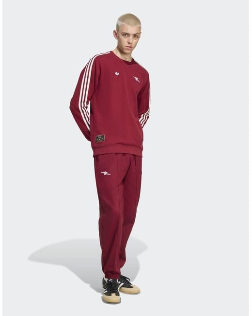 adidas Originals Arsenal Terrace Icons Sweatshirt in Red for Men | Lyst UK