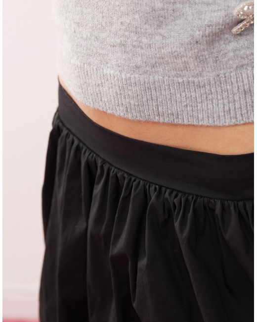 Miss Selfridge Puff Ball Mini Skirt in Pink | Lyst