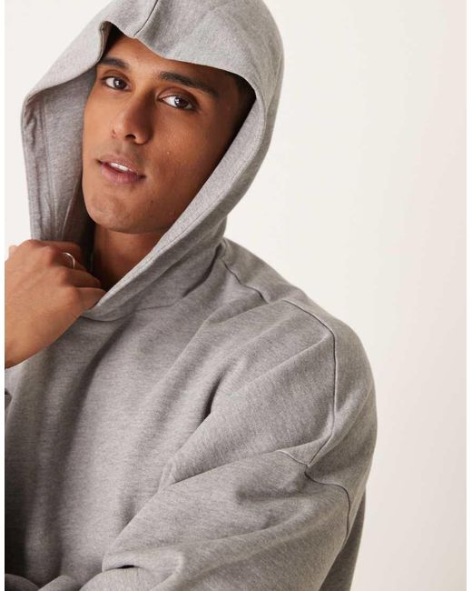 ASOS Essential Extreme Oversized Hoodie in Grey for Men | Lyst UK