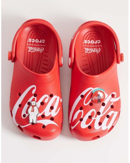 Crocs™ Coca Cola Clogs in Red | Lyst UK