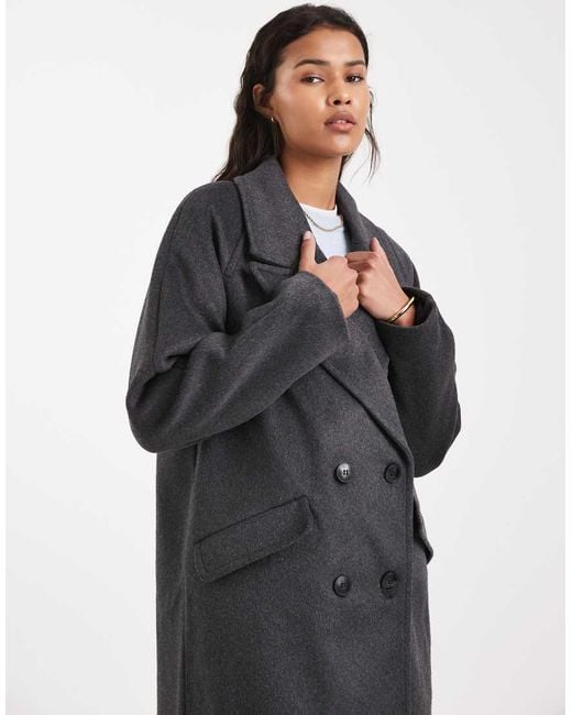 Vero Moda Oversized Maxi Wool Mix Coat | Lyst UK