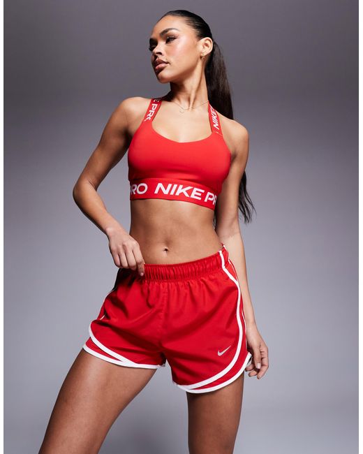 Nike Tempo 3 Inch Shorts in Red | Lyst