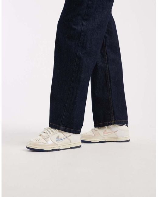 Nike Dunk Low Trainers in Blue | Lyst UK