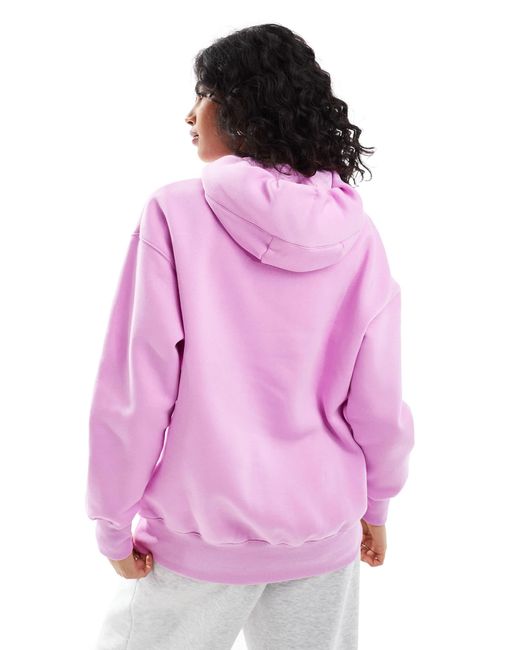 Nike Phoenix Fleece Oversized Hoodie in Pink | Lyst
