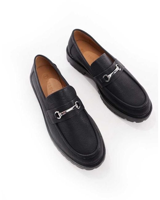 SEQWL Calvin Chunky Buckle Loafers in Brown for Men | Lyst UK