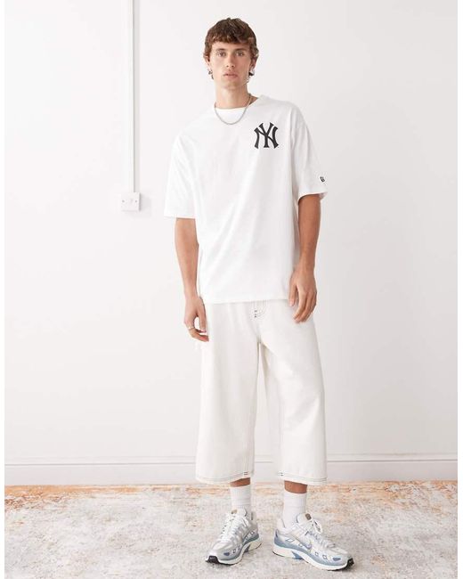 KTZ Ny Yankees Oversized T-shirt in White for Men | Lyst UK