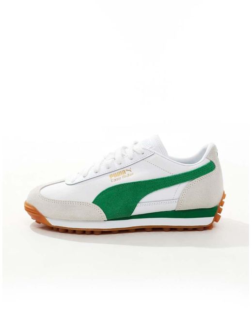 PUMA Low-Profile Lace-Up Trainers in Green | Lyst UK