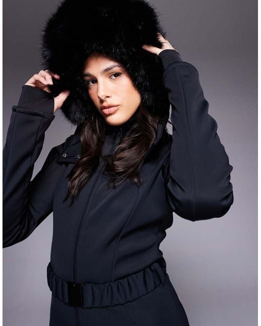 ASOS 4505 Ski & Snow Asos 4505 Tall Ski Soft Shell Belted Ski Suit With ...