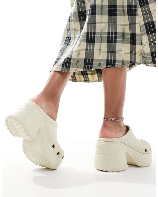 Crocs™ Unisex Siren Clogs in White | Lyst