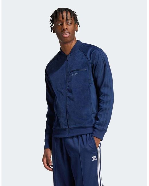adidas Originals Sst Track Top in Blue for Men | Lyst UK