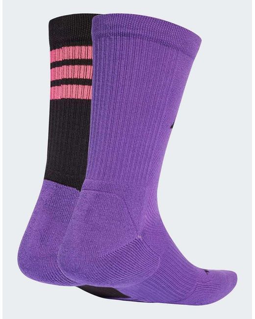 adidas Originals Adidas X Jeremy Scott Socks in Purple | Lyst UK