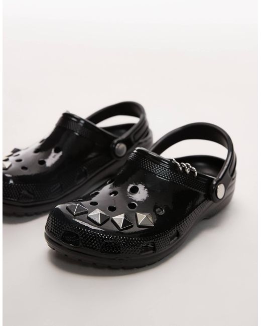 Crocs™ Classic Studded Clog in Brown | Lyst