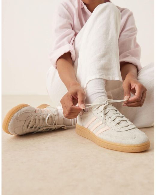 adidas Originals Handball Spezial Sneakers in Natural | Lyst