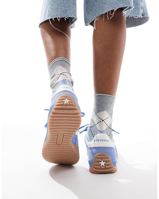 Converse Run Star Trainers in Blue | Lyst