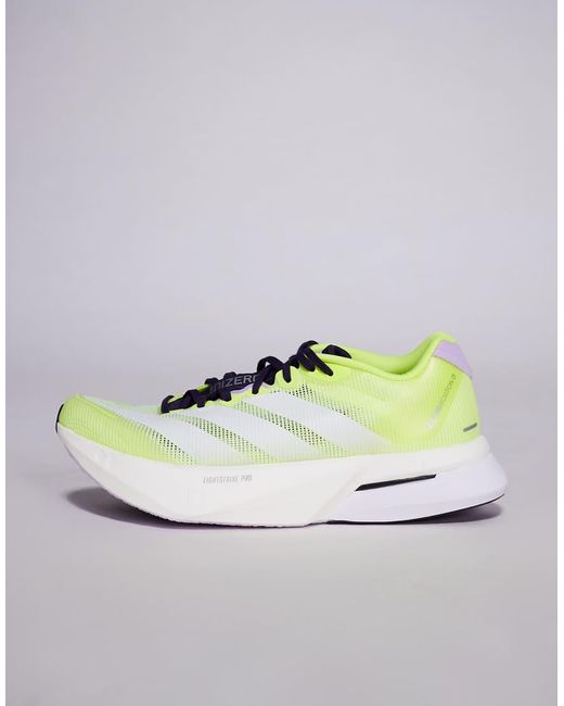 adidas Originals Adidas Running Adizero Boston 13 Trainers in Yellow ...