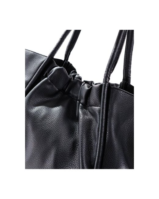 French Connection Gathered Detail Tote Bag in White | Lyst