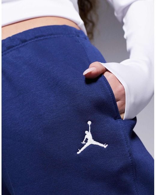 Nike Air Jordan Brooklyn Fleece Sweatpants in Blue | Lyst