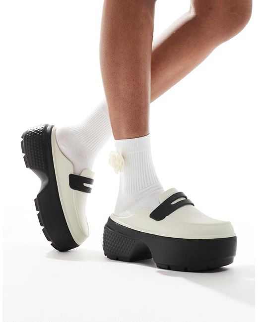 Crocs™ Unisex Stomp Loafer in White | Lyst