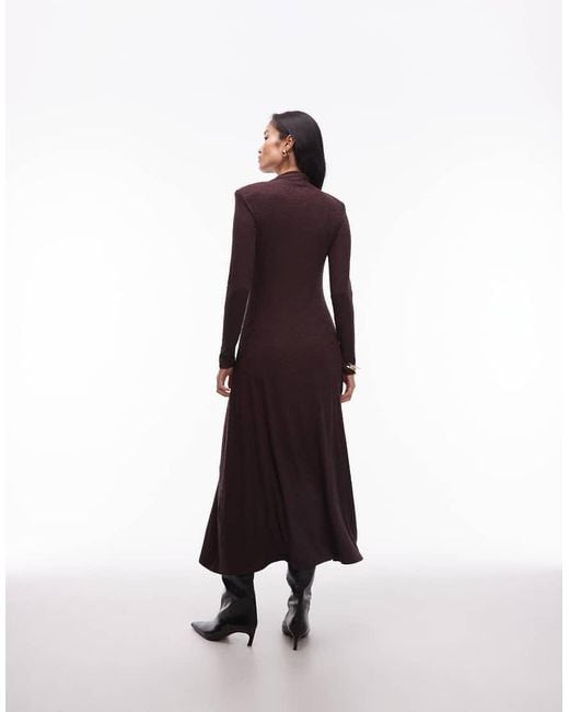 & Other Stories Jersey Second Skin Long Sleeve Maxi Dress in White ...