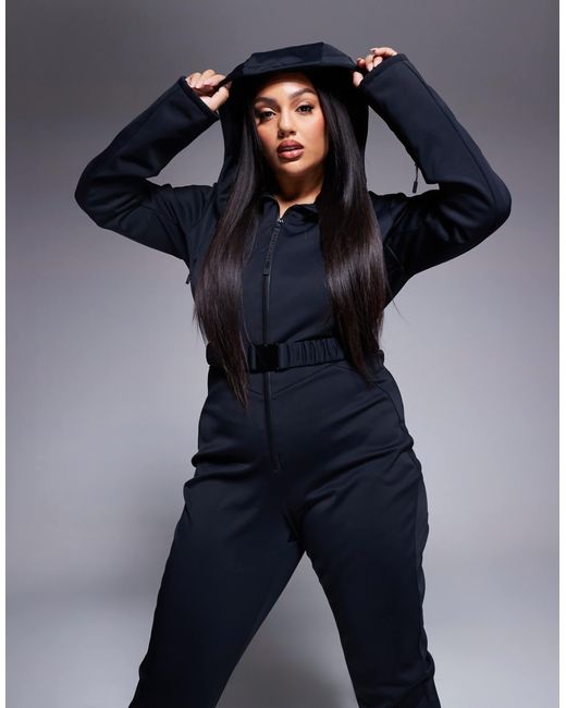 ASOS 4505 Ski & Snow 4505 Curve Ski Belted Ski Suit With Skinny Legs ...