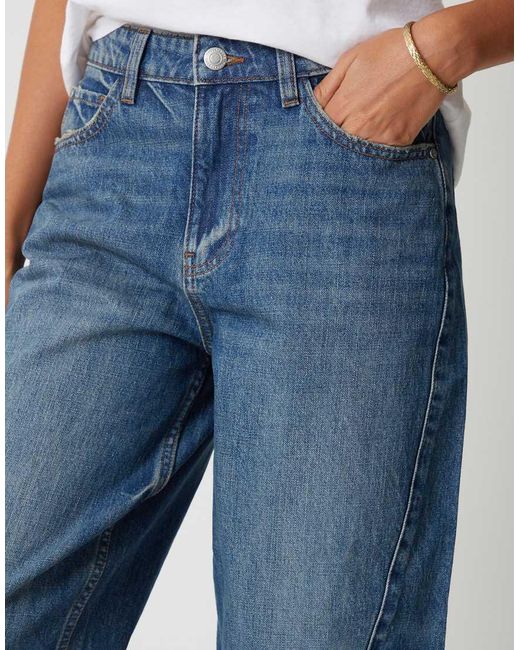 Threadbare Barrel Leg Jeans in Blue | Lyst UK
