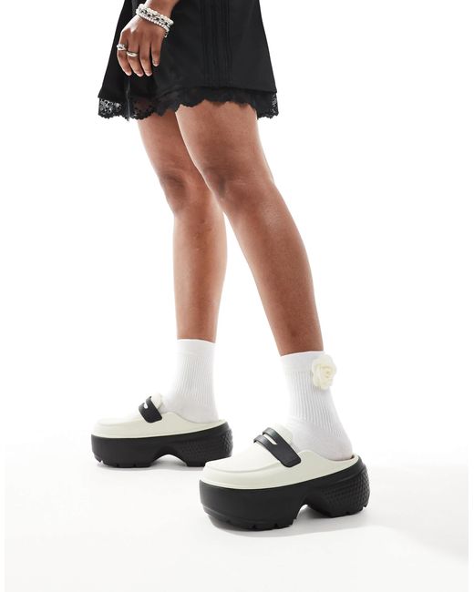 Crocs™ Unisex Stomp Loafer in White | Lyst