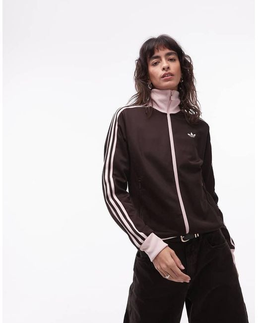 adidas Originals Classic Track Jacket in Black | Lyst UK