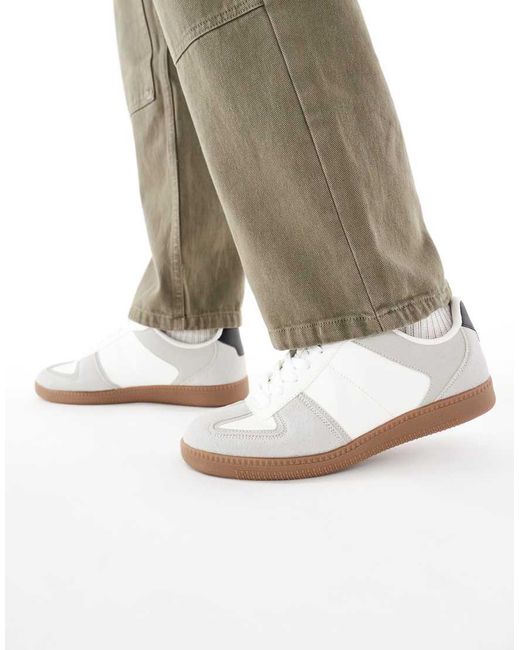 ASOS Retro Trainers in White for Men | Lyst UK