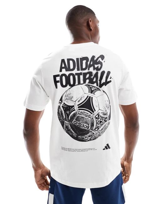 adidas Originals Adidas Football Tango History Graphic Tee in White for ...