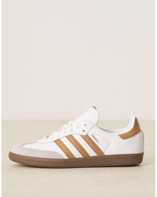 adidas Originals Samba Og Sneakers in Natural | Lyst