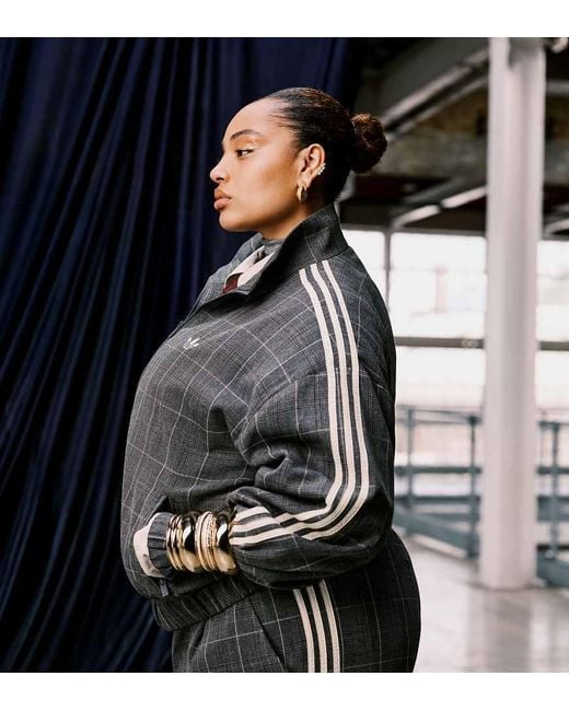 adidas Originals x ASOS Oversized Track Jacket in Grey | Lyst UK