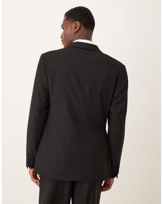 ASOS Wrap And Tie Regular Suit Jacket in Black for Men | Lyst UK
