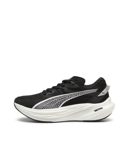 PUMA Deviate Nitro 3 Running Shoes in Black | Lyst UK