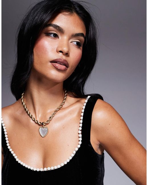 ASOS Pearl Embellished Velvet Corseted Mini Dress With Bows in Black | Lyst