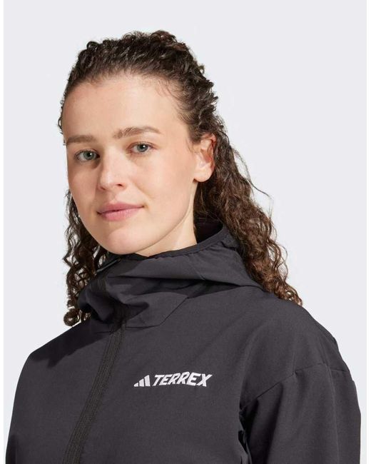 adidas Originals Adidas Terrex Multi Softshell Jacket in Black | Lyst UK