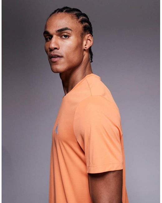 adidas Originals Adidas Running Essentials T-Shirt in Orange for Men ...