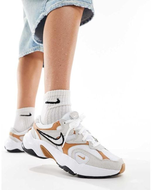 Nike Al8 Run Inspo Trainers in White | Lyst UK