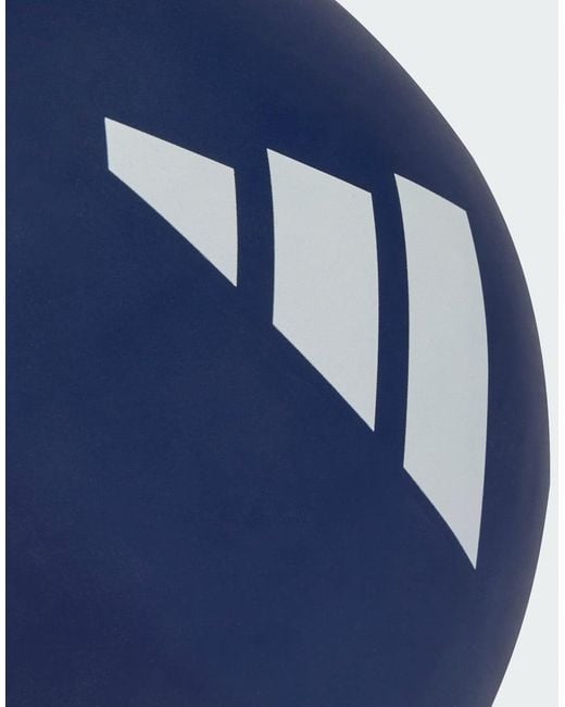 adidas Originals Adidas Adults 3-Stripes Swim Cap in Blue | Lyst UK