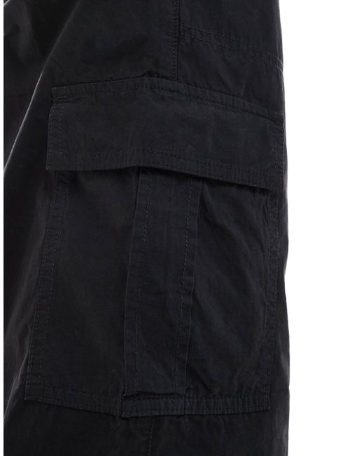 Asos Baggy Pull On Cargo Trousers In White For Men Lyst