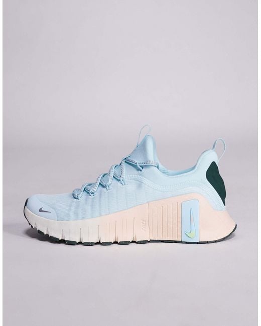Nike Free Metcon 6 Premium Sneakers in Blue | Lyst