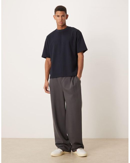 SELECTED Oversized Boxy T-shirt in Black for Men | Lyst UK