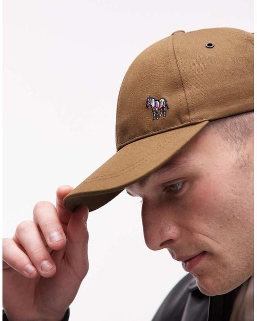Paul Smith Zebra Logo Cap in Green for Men | Lyst UK