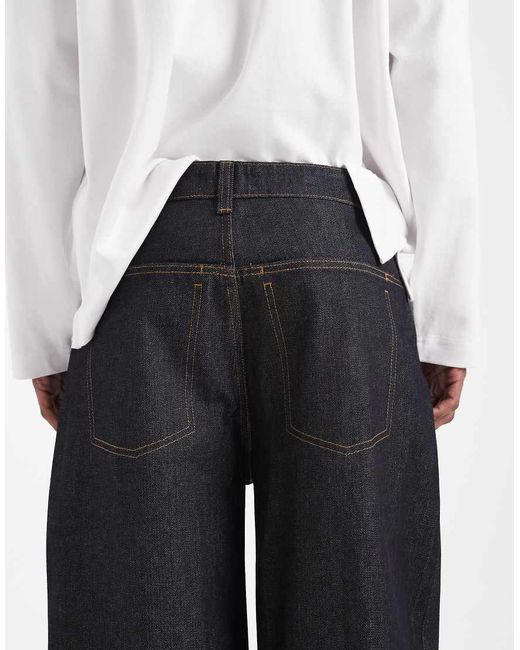 ASOS Circular Design Collection Heavyweight Barrel Fit Jeans in White ...