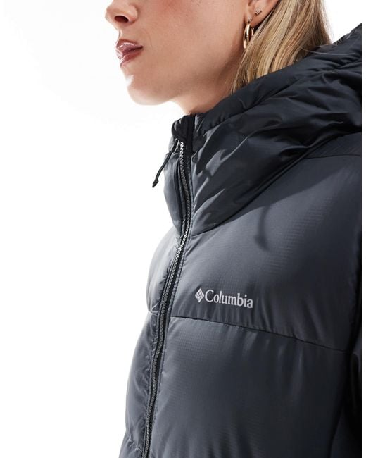 Columbia Puffect Ii Long Line Puffer Coat in Blue | Lyst Canada